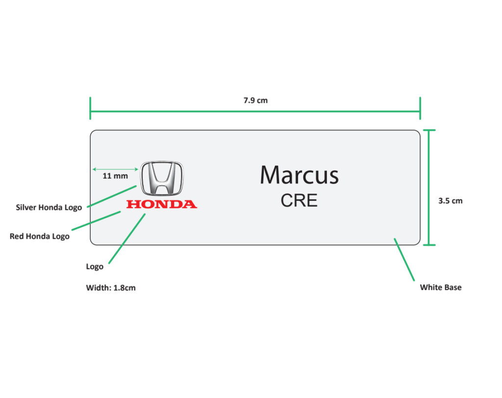 Name Tag – Technician – JonJes Uniforms